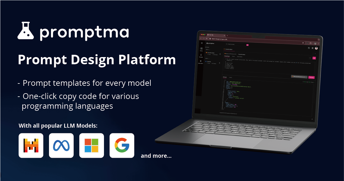 promptma - The Prompt Design Platform